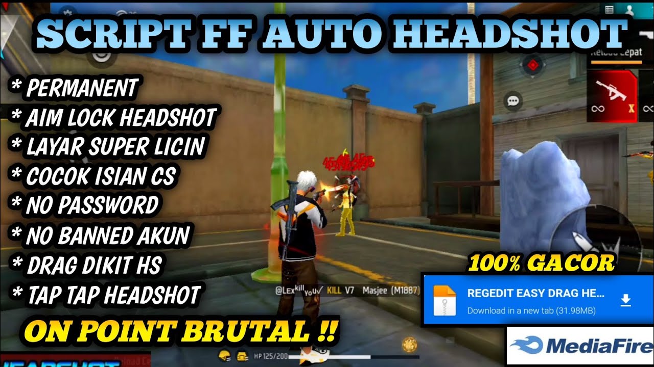 CONFIG FF‼️SCRIPT OBB AUTO HEADSHOT DRAG LEHER | FF BIASA & FF MAX | REGE FF AUTO HEADSHOT🔥 ...