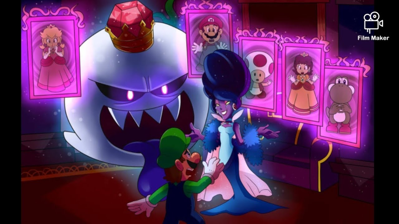 King Boo X Hellen Gravely-(Nightcore Luigi Mansion Theme) 🤴👧👻 💎 - YouTube