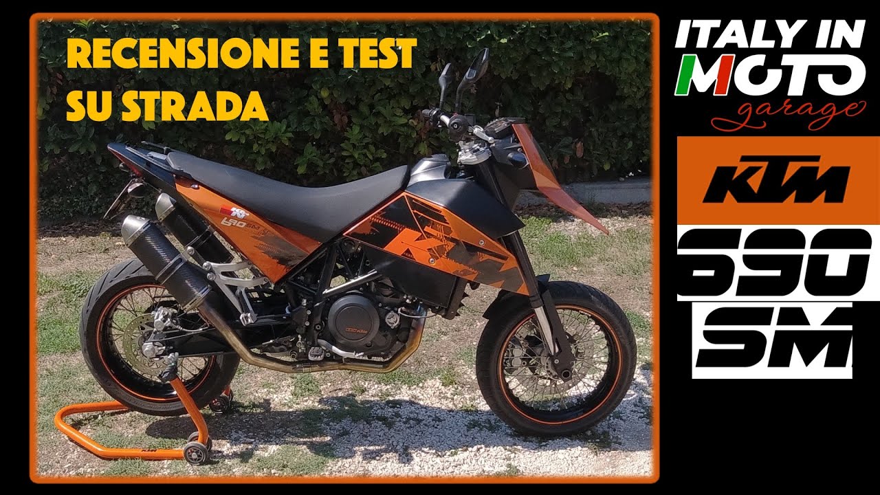 KTM 690 SUPERMOTO 2008-RECENSIONE, OPINIONI E TEST SU STRADA DI QUESTA ...