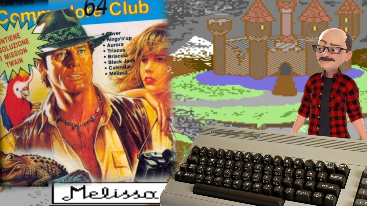Salviamo Melissa! / Commodore 64 / Avventure Testuali - YouTube