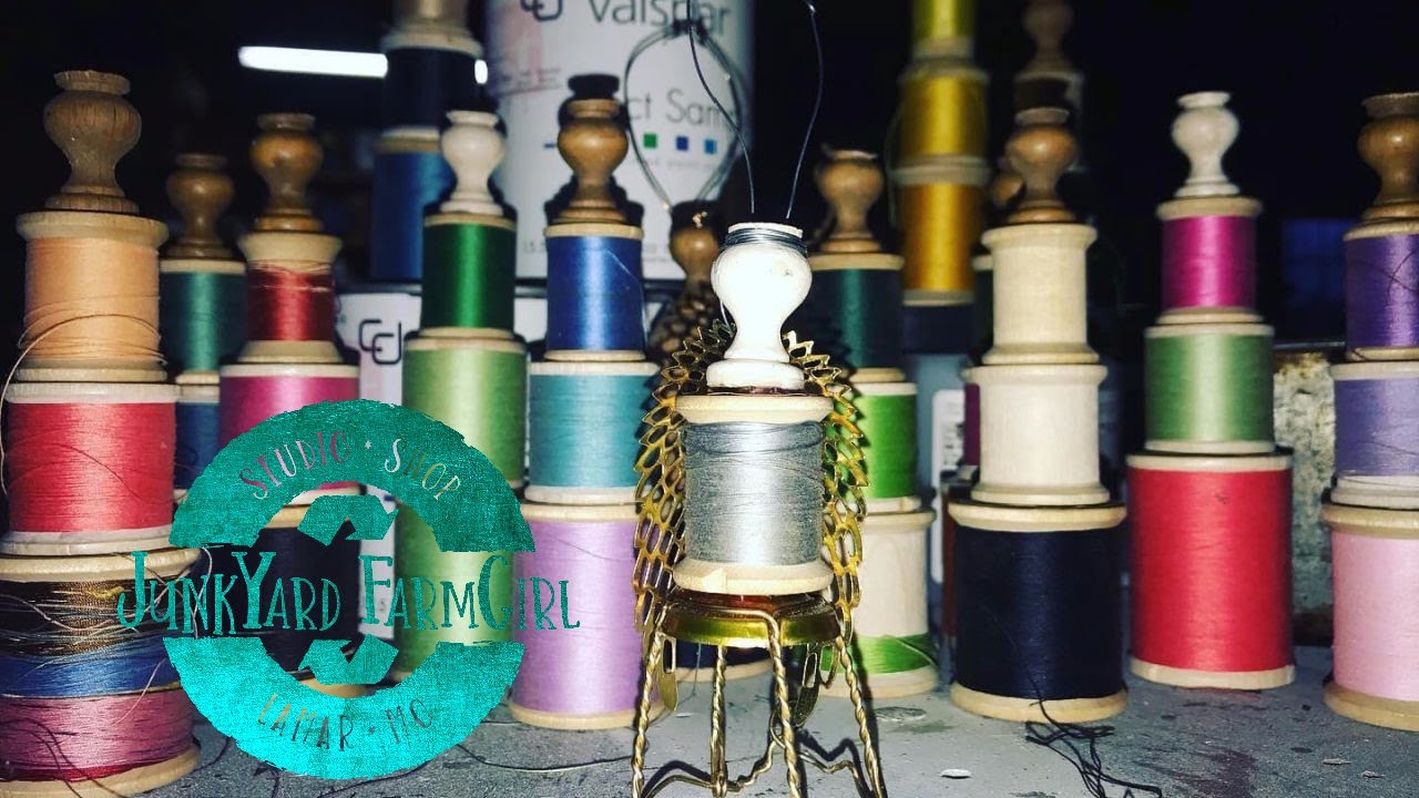 Thread Spool Angel Ornament Tutorial - YouTube