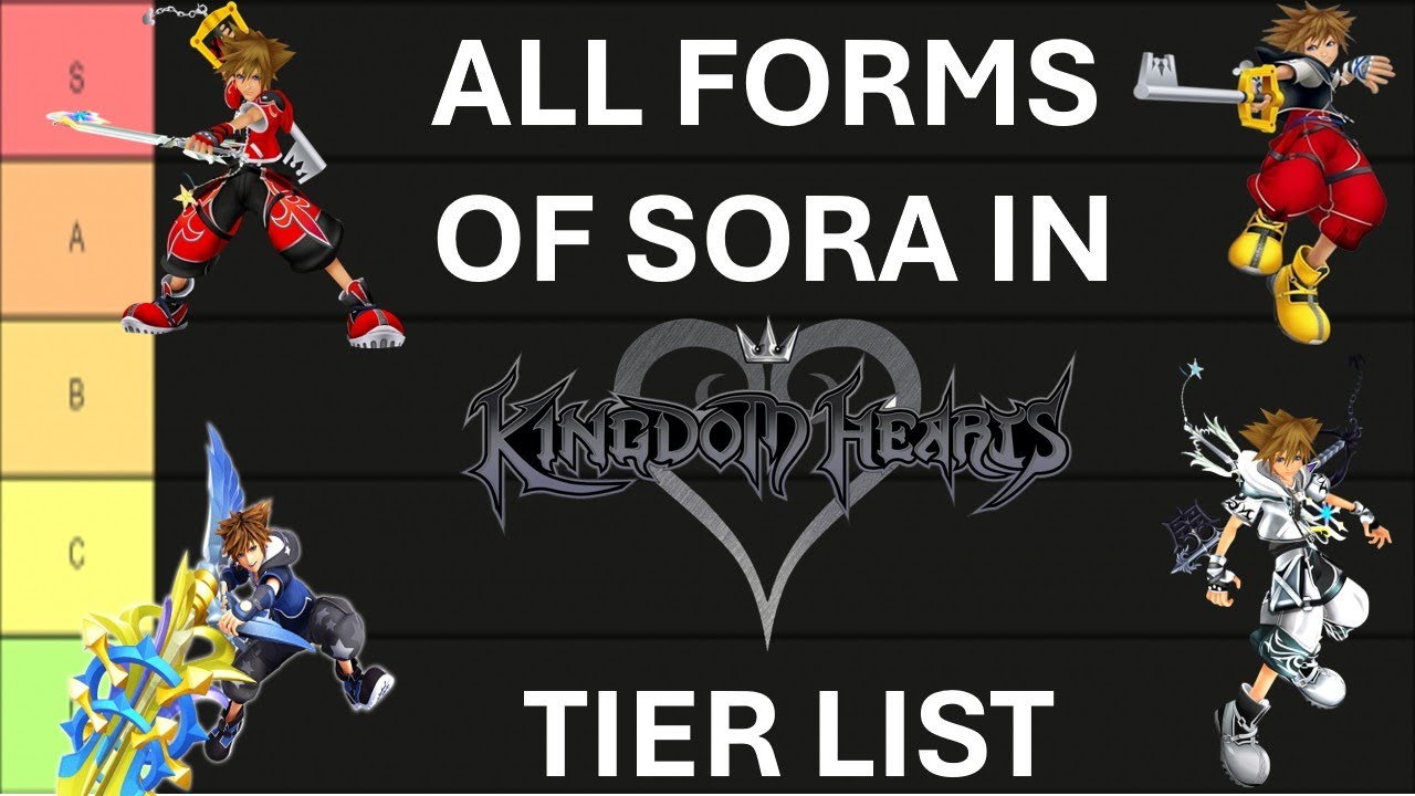 All Forms Of Sora in Kingdom Hearts TIER LIST - YouTube