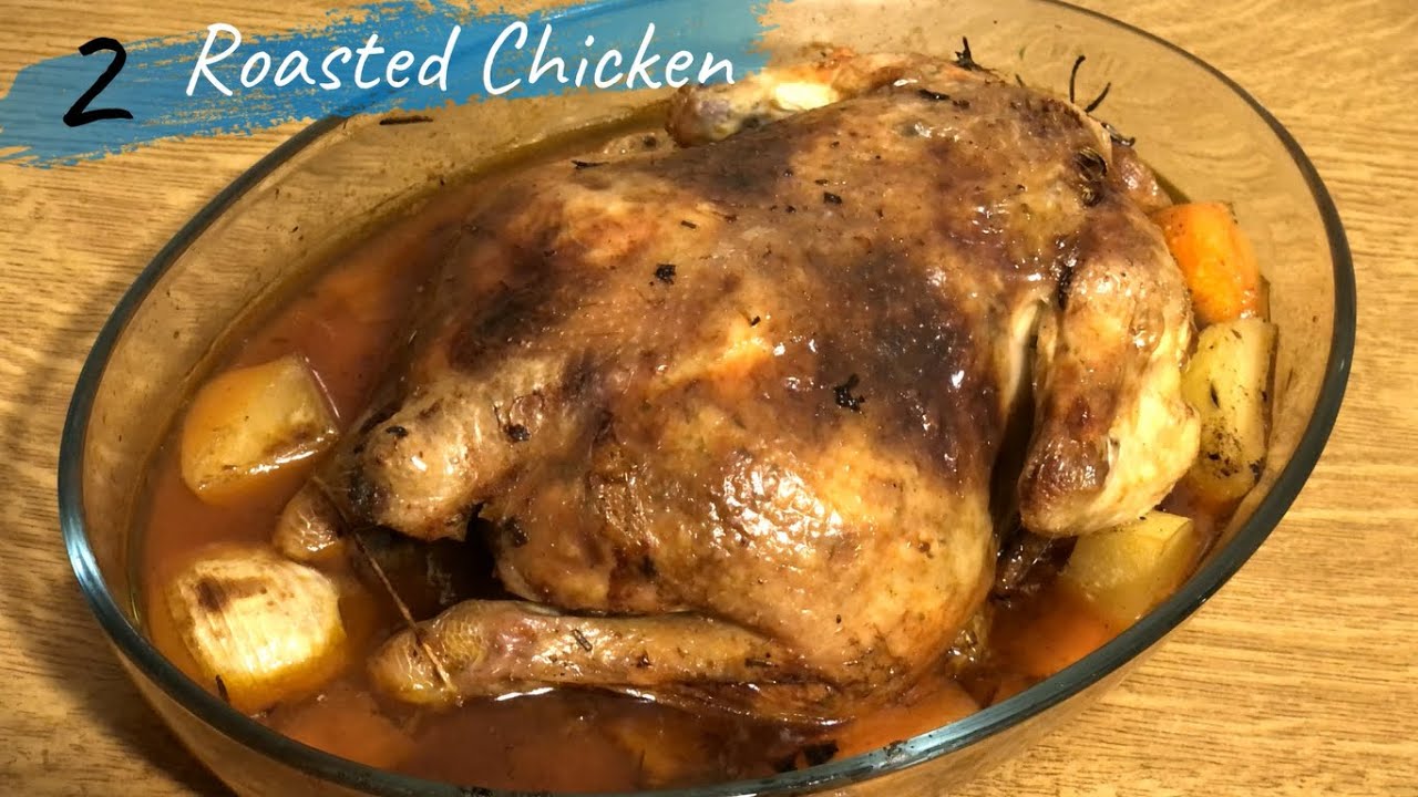 EASY ROASTED CHICKEN WITH HERBS RECIPE | divinely cooked | pollo ...