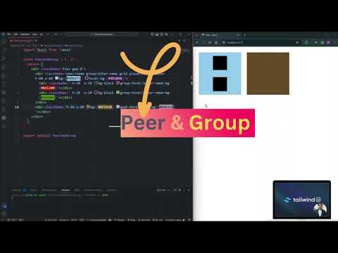 Peer & Group || Tailwind.css Trick #video #peer #group #styling - YouTube