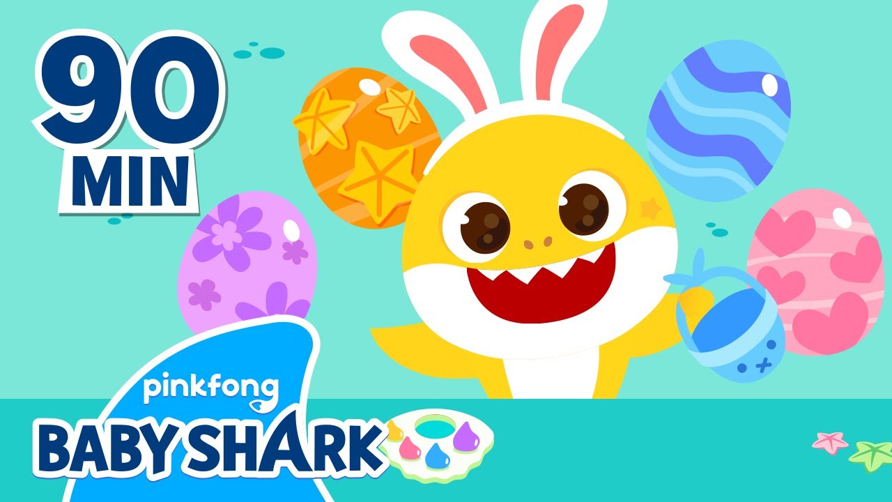 Happy Easter with Baby Shark! | +Compilation | Easter Egg Hunt for Kids ...
