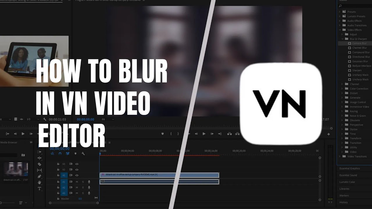 How to Blur a part of a vedio in VN | VN Tutorial | full guide (step by step) | VN bata vedio ...