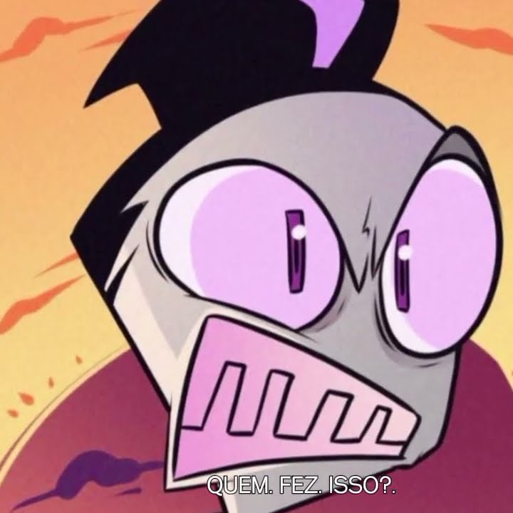 Invasor Zim) protagonista problemático kkk #meme# - YouTube