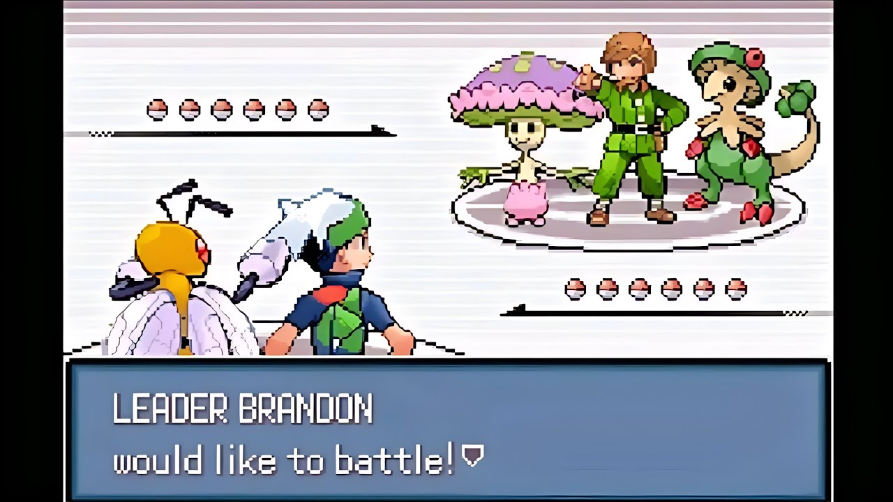 Pokemon Parallel Emerald - Pyramid King Brandon (Hard Mode) - YouTube