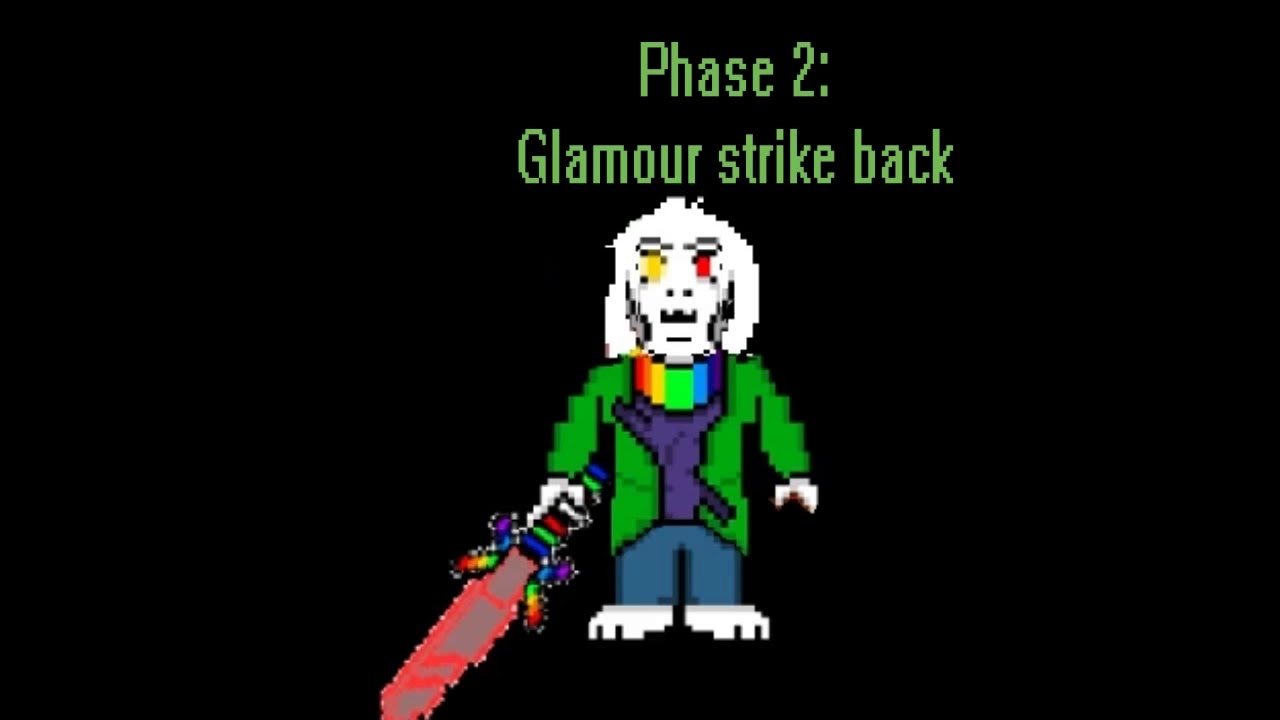 Storyshift hopeless asriel phase 2 theme: Glamour strike back - YouTube
