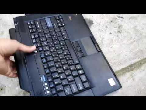 Vintage IBM Thinkpad Laptop Destruction - YouTube