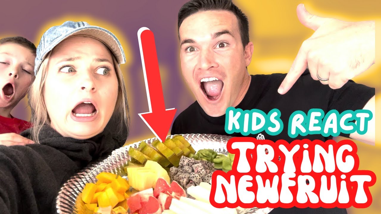 KIDS REACT TO NEW FRUIT FLAVORS - YouTube