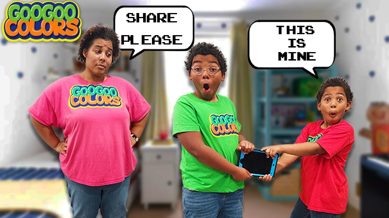 That’s My Tablet! Goo Goo Colors Lesson On Sharing and Being Patient ...