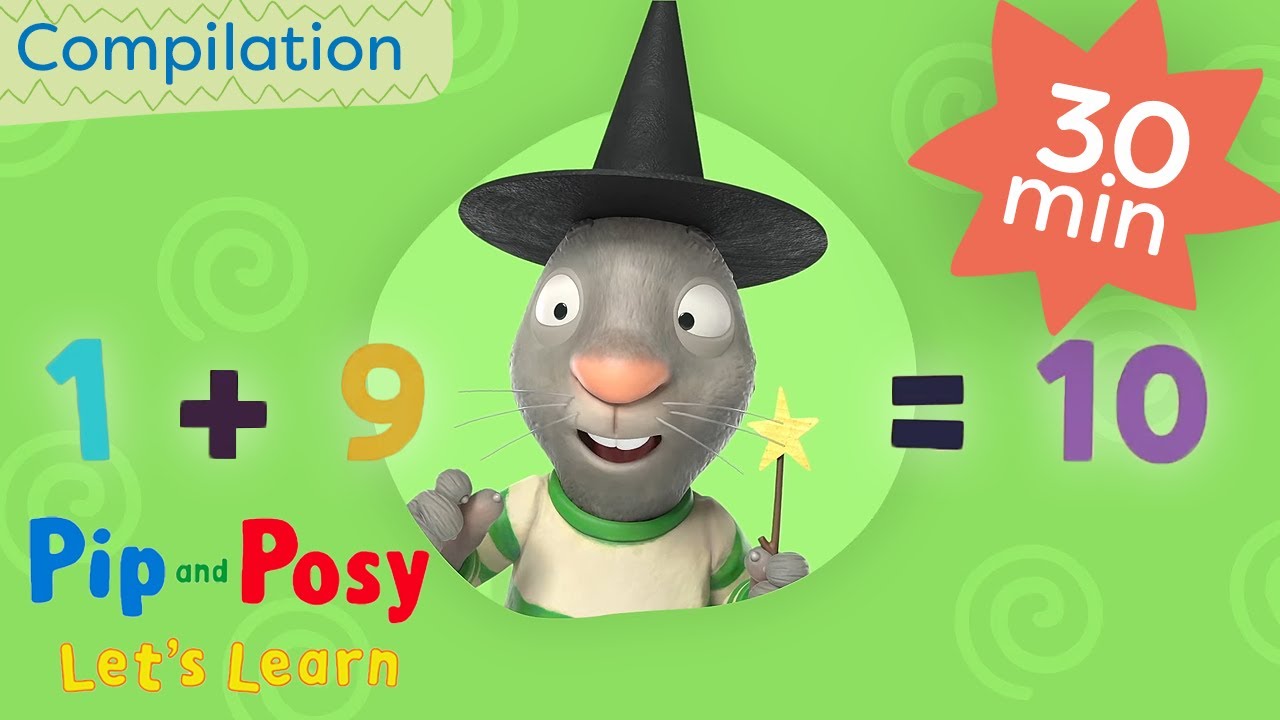 Let's Learn with Pip and Posy! Maths Made Easy! @pipandposy | 30 Minute ...