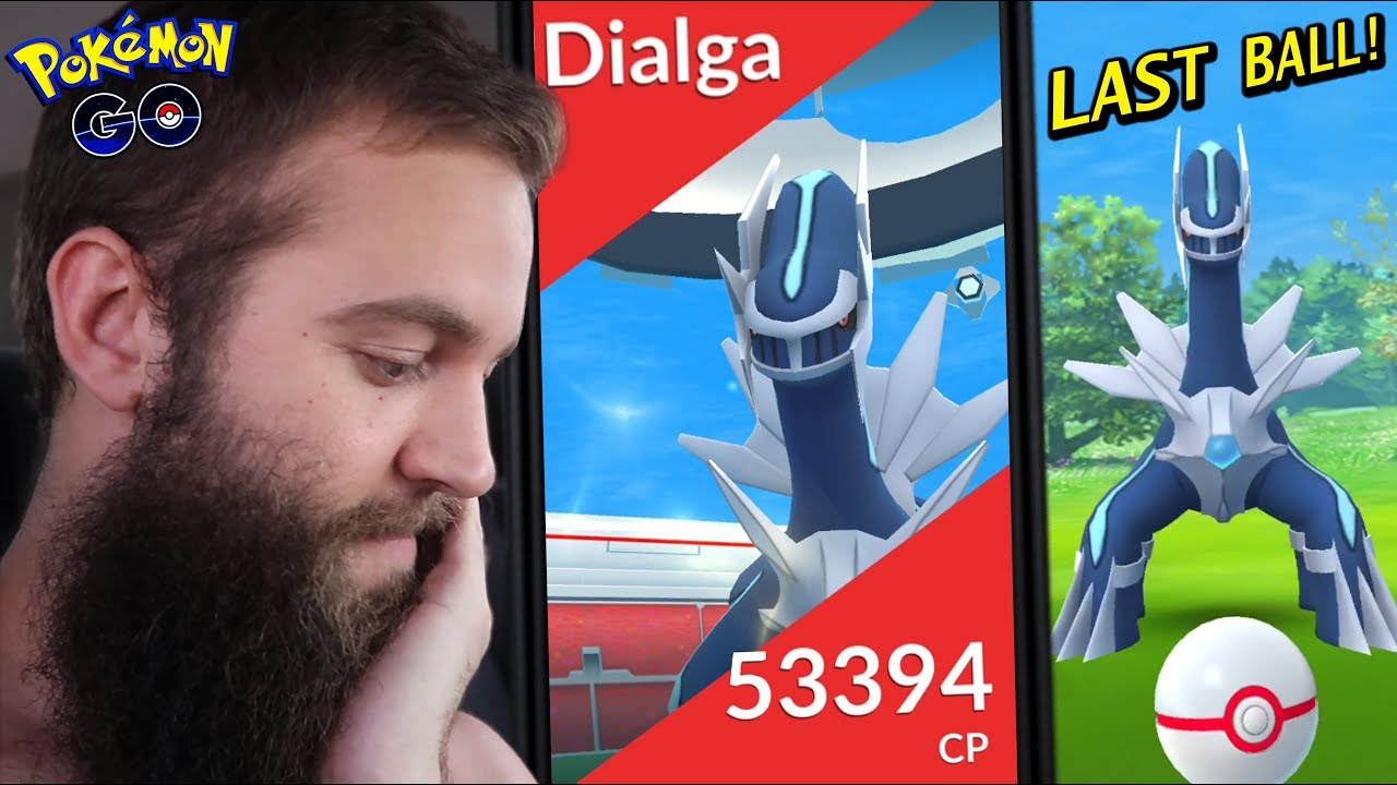 DAY ONE DIALGA RAIDS! (FEAT. DANCING DIALGA.. WHAT??) - POKEMON GO GEN ...