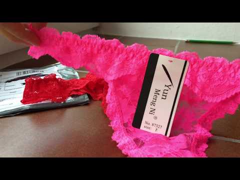 Aliexpress červená a růžová tanga, womens sexy thongs g-string t-back panties red+pink