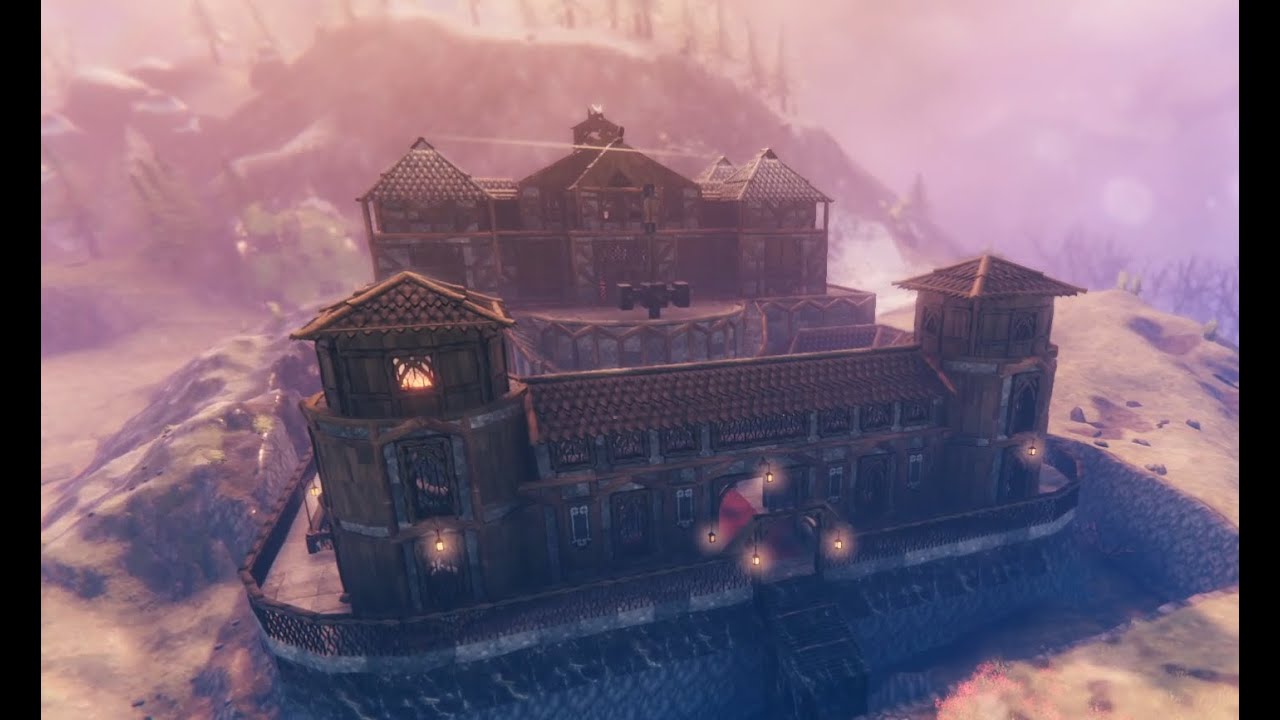 Valheim- Fortress Build - YouTube