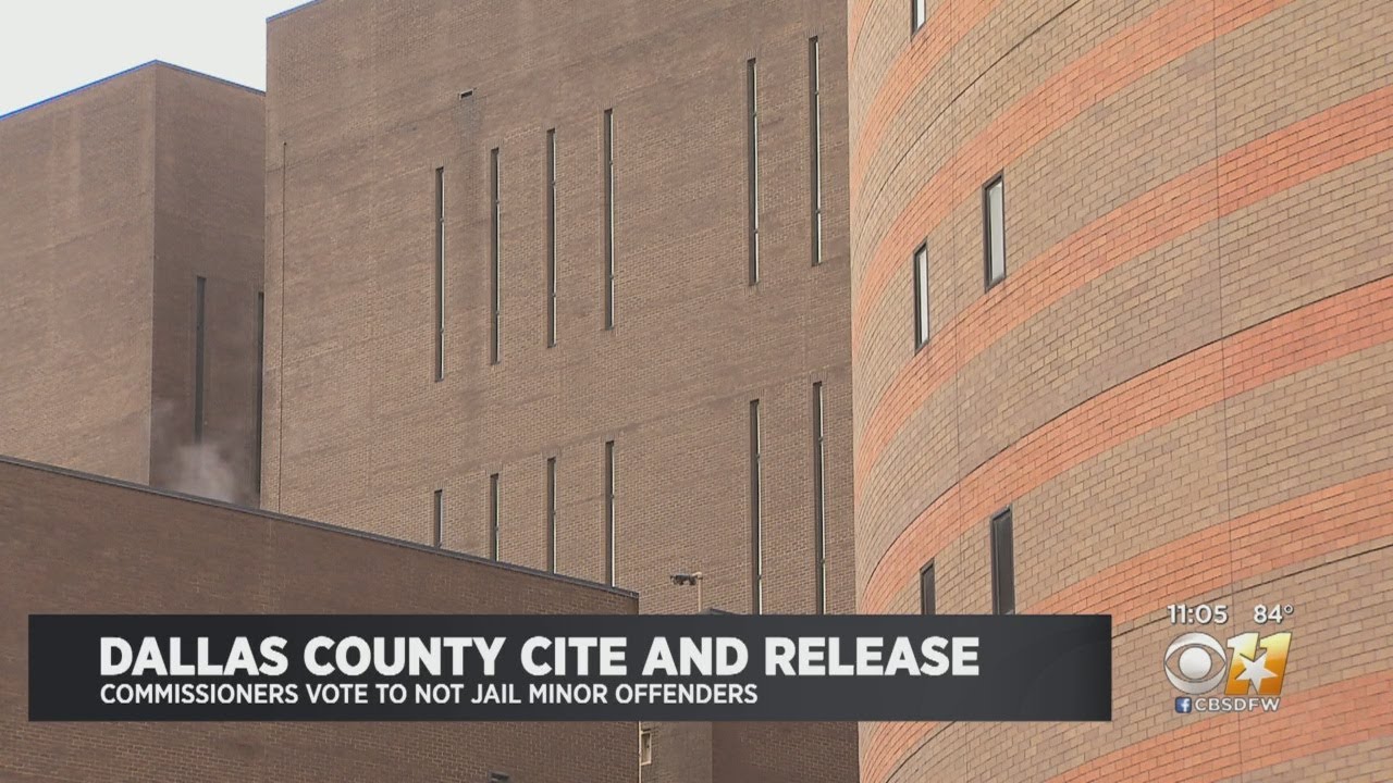 Dallas County Commissioners Vote In Favor Of Cite And Release - YouTube