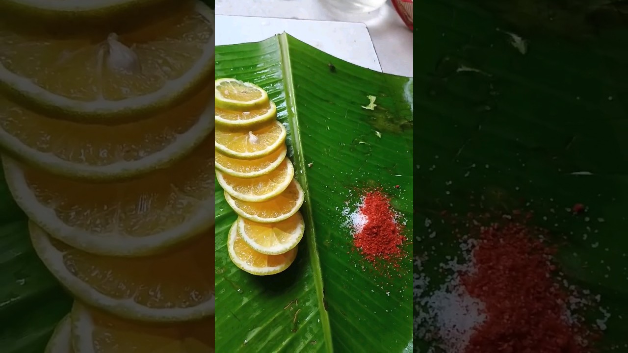 কমলা লেবু মাখা 😋।। Komla Lebu Makha #food #viral - YouTube