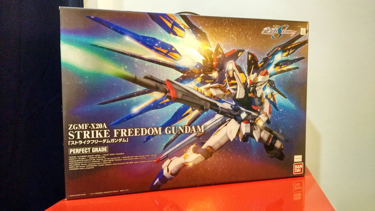 Unboxing : PG Strike Freedom Gundam - YouTube