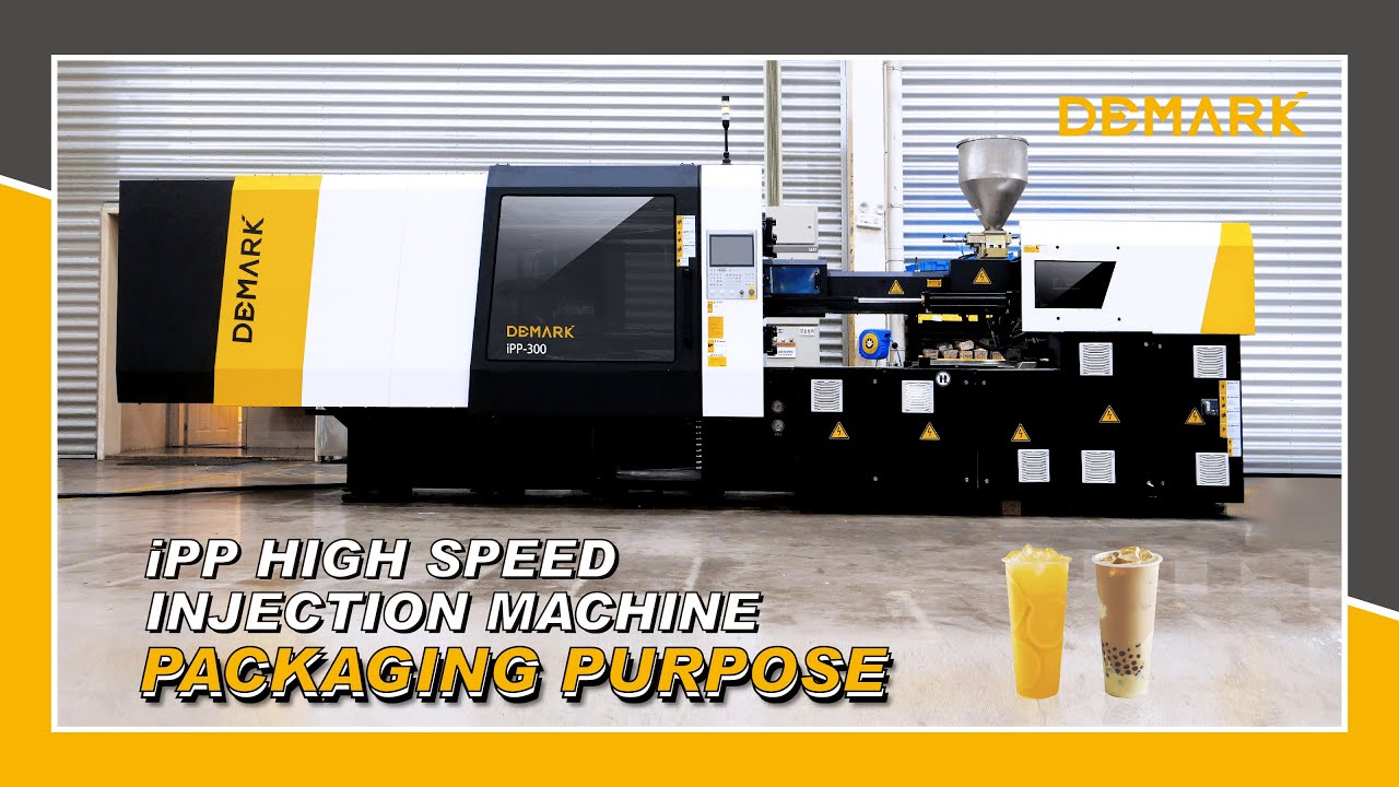 4 Cavities Milk Tea Cap Production Line | Demark Packaging Injection ...