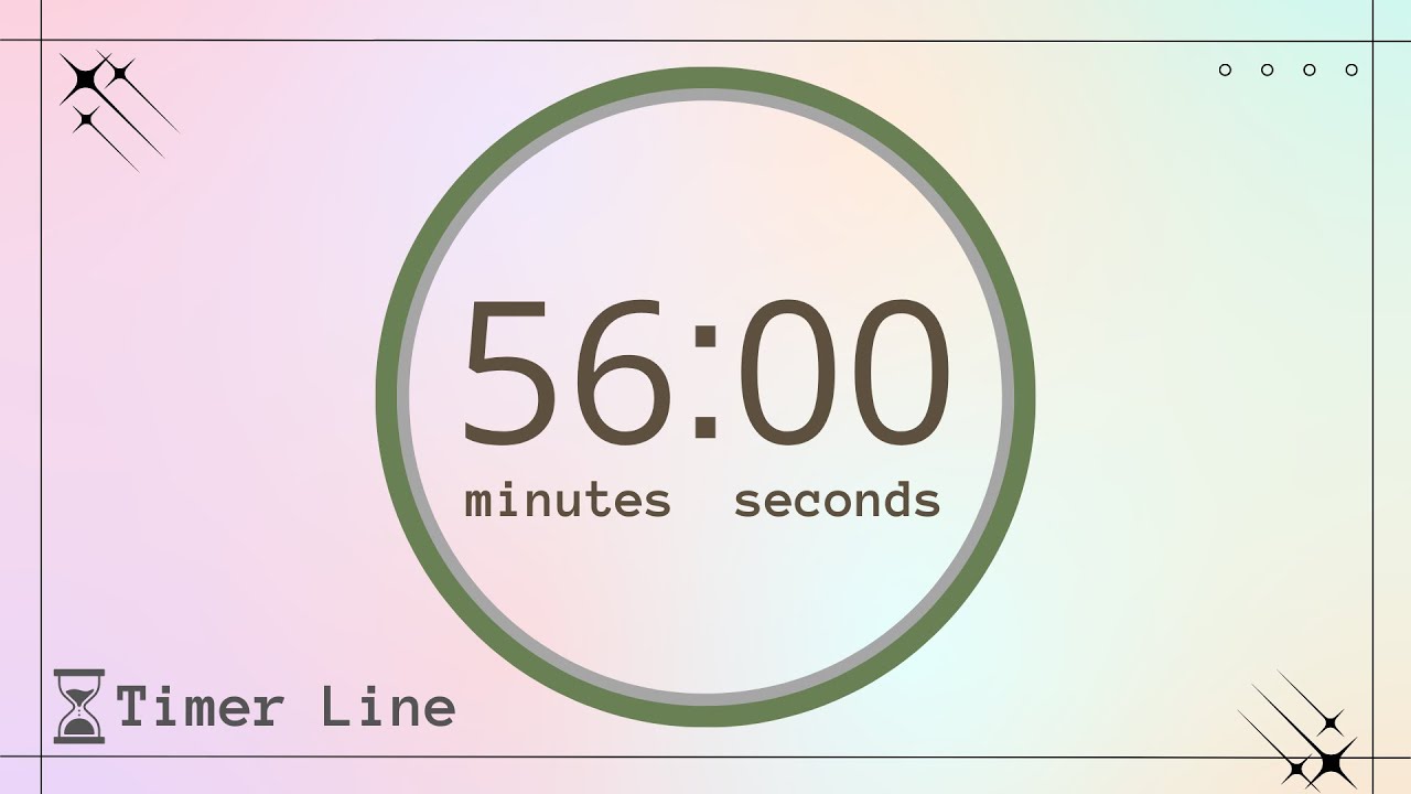Timer for 56 minute with finishing alarm | Studying Forum - YouTube