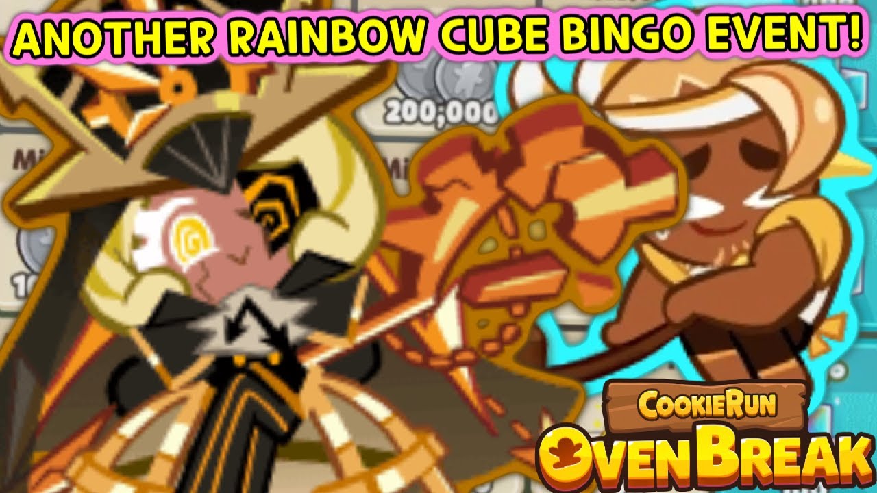 ANOTHER RAINBOW CUBE BINGO EVENT?! (Cookie Run: OvenBreak) - YouTube