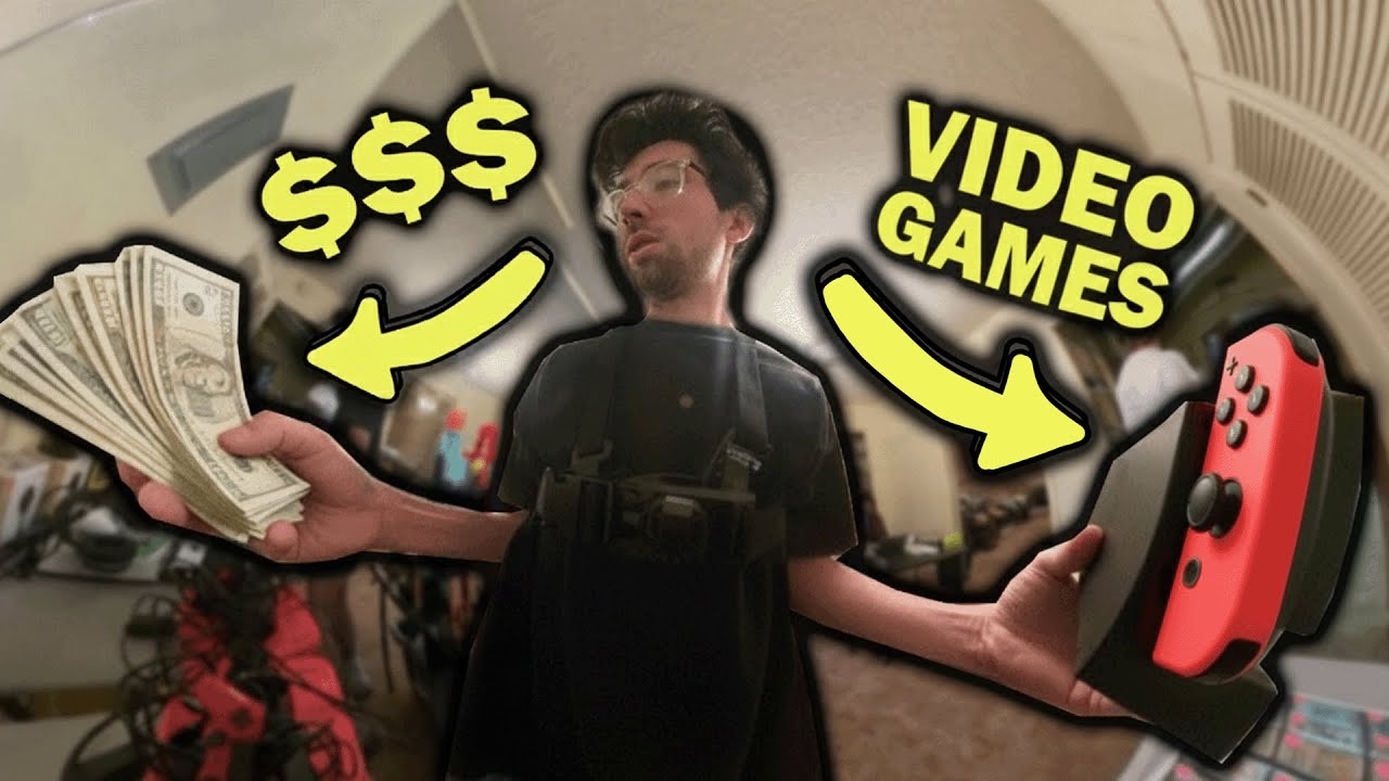 Video Game STASH at this GARAGE SALE - I BOUGHT IT ALL! - YouTube