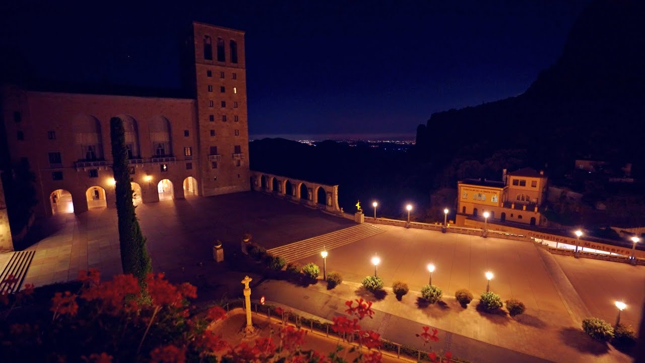 A summer night in the Monastery of Montserrat (Hotel Abat Cisneros ...