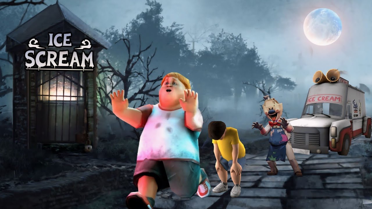 ESCAPING ICE SCREAM 1! *INSANE JUMPSCARE* (HORROR GAMEPLAY) - YouTube