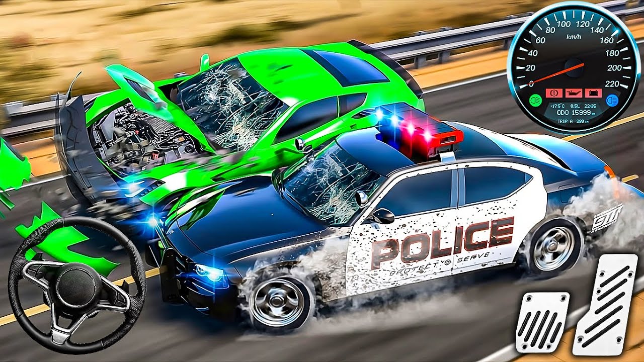 Police Car Driving Chase Simulator 3D - Police Car Chase Racing Game ...