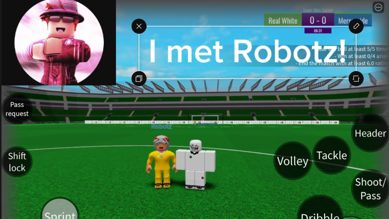 I met Robotz while playing sps#roblox #capcut @RBLXRobotz - YouTube