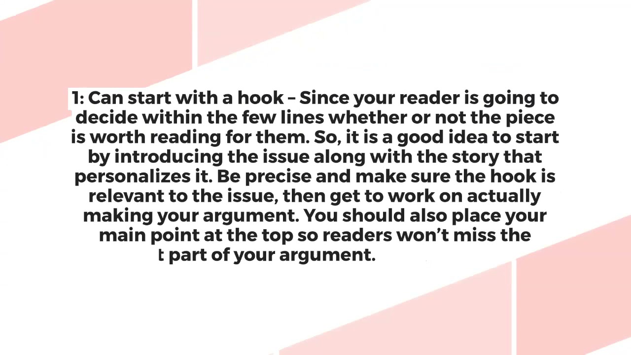 How to write an effective op-ed - YouTube