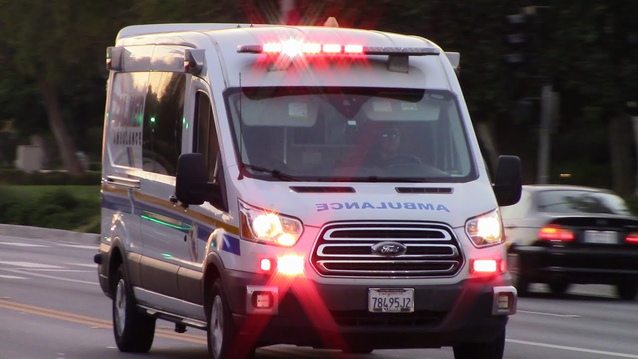CalMed Ambulance RA213 Transporting - YouTube