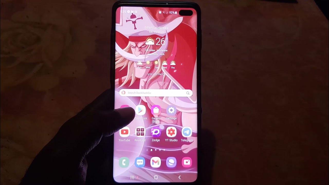 How to Add Color Filter to Samsung Galaxy Screen - YouTube