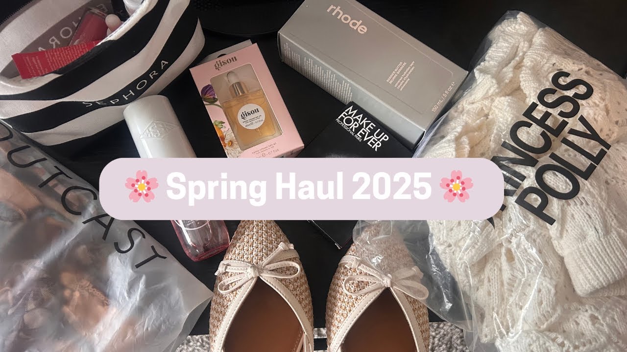 Spring Haul 2025 🌸 Favorite Purchases! Princess Polly, Rhode, Sephora ...