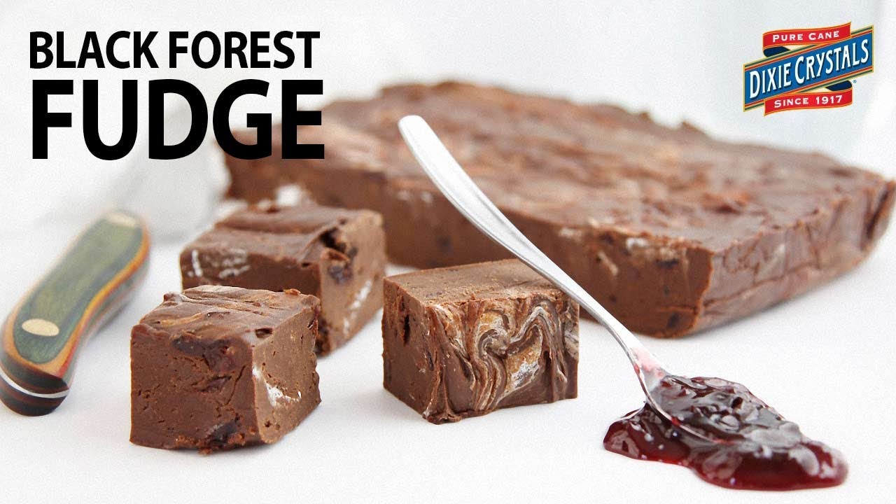 How to Make Black Forest Fudge - YouTube