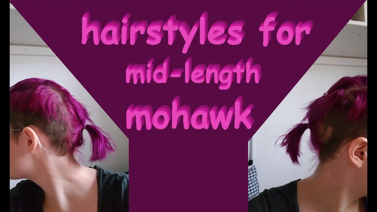 Styling an Outgrown Mohawk - YouTube