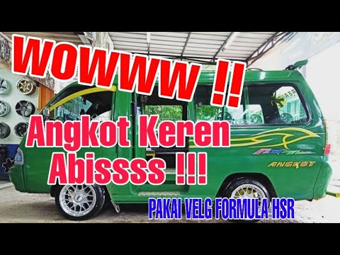Mobil Angkot pakai VELG Racing HSR Mantap - YouTube