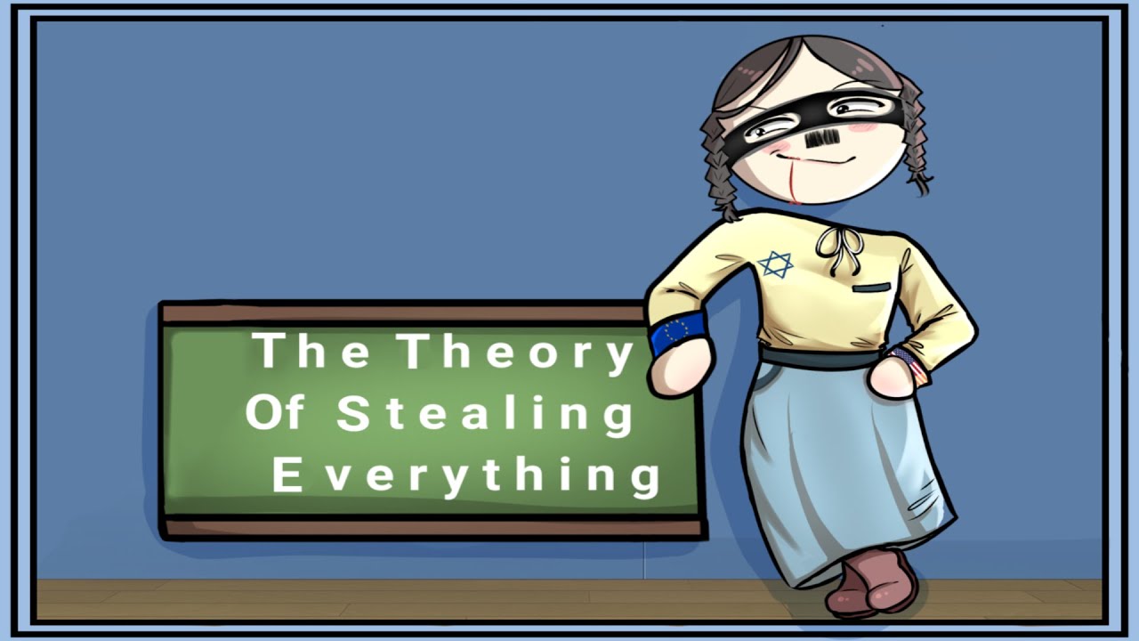 the theory of stealing everything#انيميشن #فلسطين #لغتي - YouTube