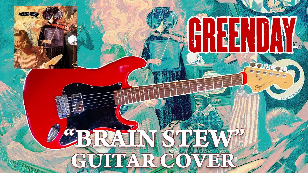 Green Day “ brain stew” Guitar Cover - YouTube