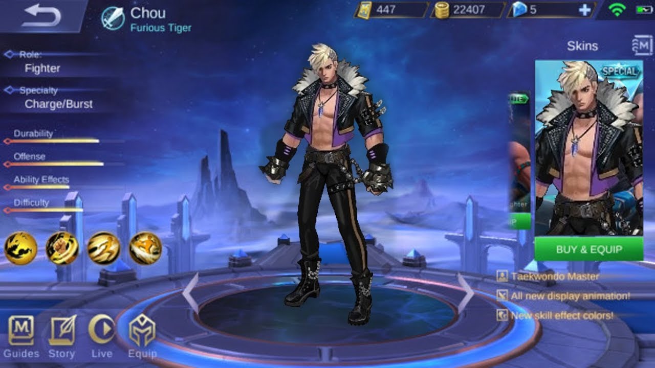 Bocoran Skin Baru Hero Chuo - Mobile Legends - YouTube