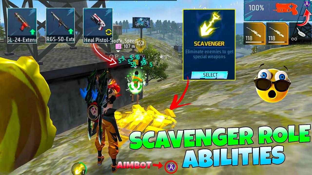 SCAVENGER ROLE ABILITY !! - YouTube