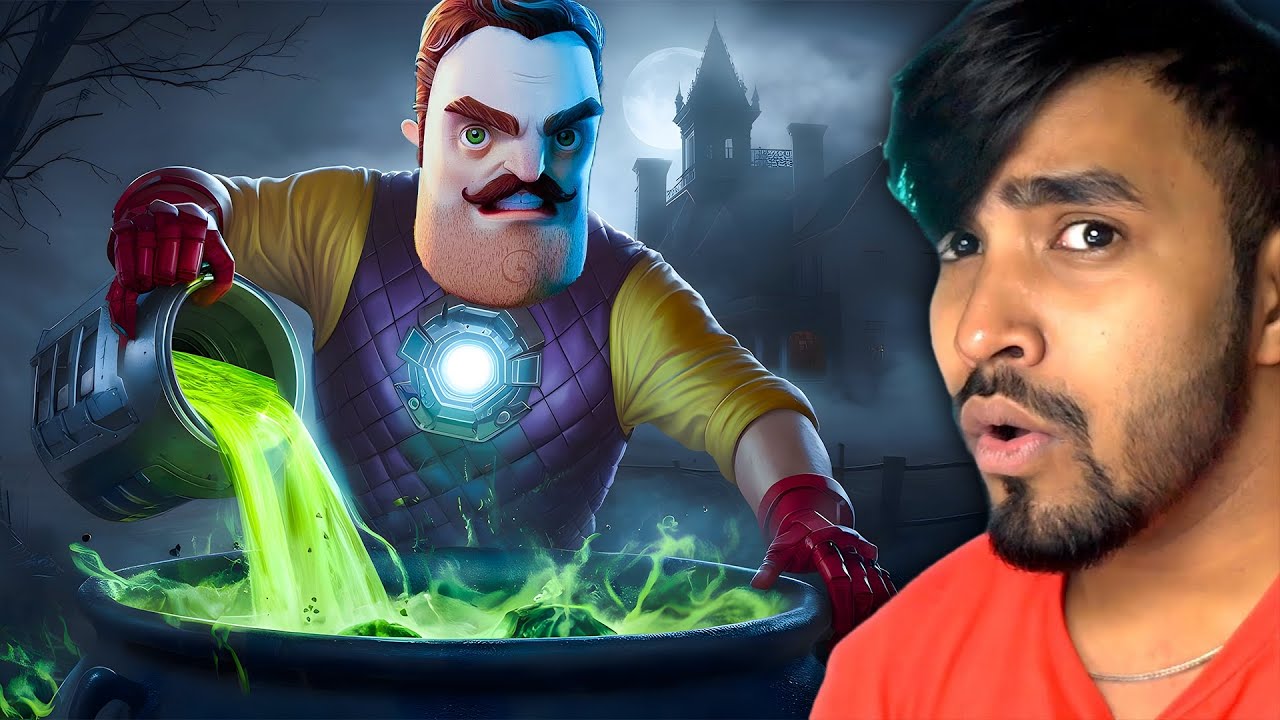 THIS HORROR NEIGHBOUR UNCLE IS VER DANGEROUS - TECHNO GAMERZ HELLO ...