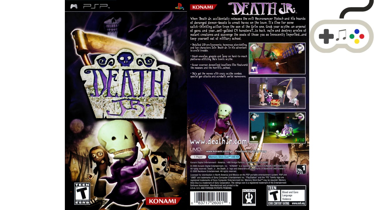 Death Jr / PSP / Obscure VGM / OST / Soundtrack / Music - YouTube