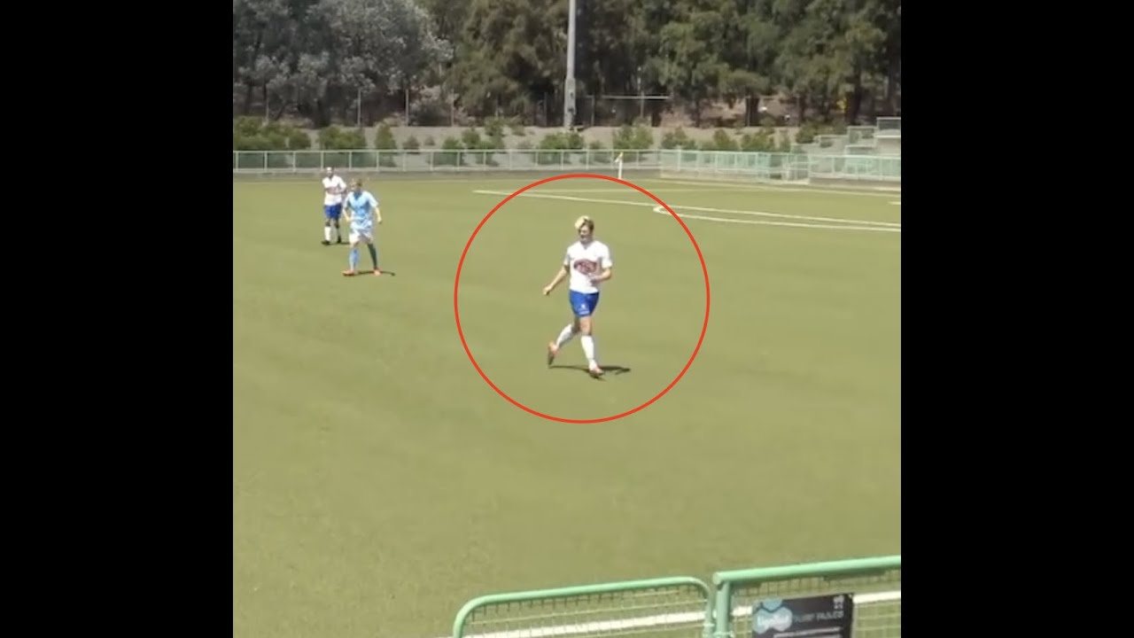 Charlie Campbell football highlights vs Belconnen - YouTube