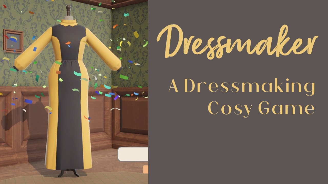 "Dressmaker" A Prototype of a Dressmaking Cosy Game - YouTube