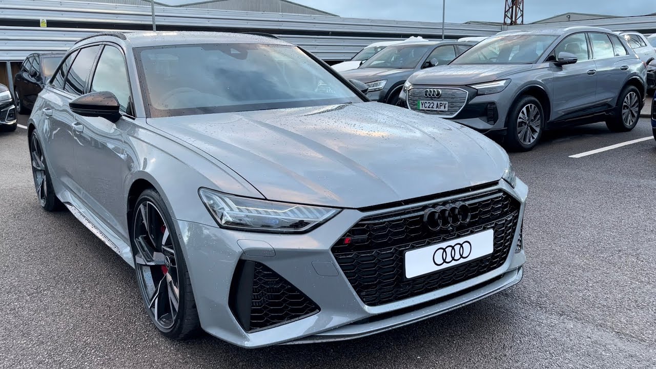 Brand New Audi RS6 Avant Carbon Black - Crewe Audi - YouTube