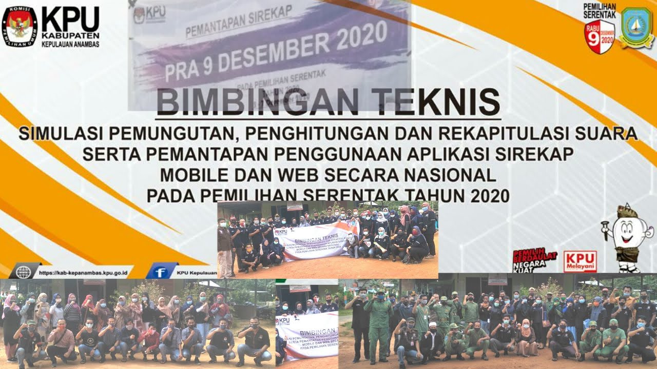 Bimtek Simulasi Pemungutan Suara & Pemantapan Si Rekap PPK, PPS & KPPS ...