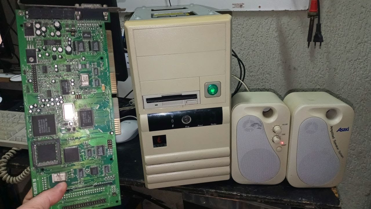 Retro PC 486 DX4 100MHZ 16MB Retro Hardware Teste e Upgrade Memória VGA ...