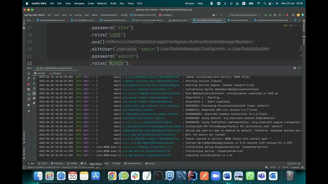 Spring tutorial 14 | Spring Boot | Spring Security | InMemoryAuthentication | Authorization ...